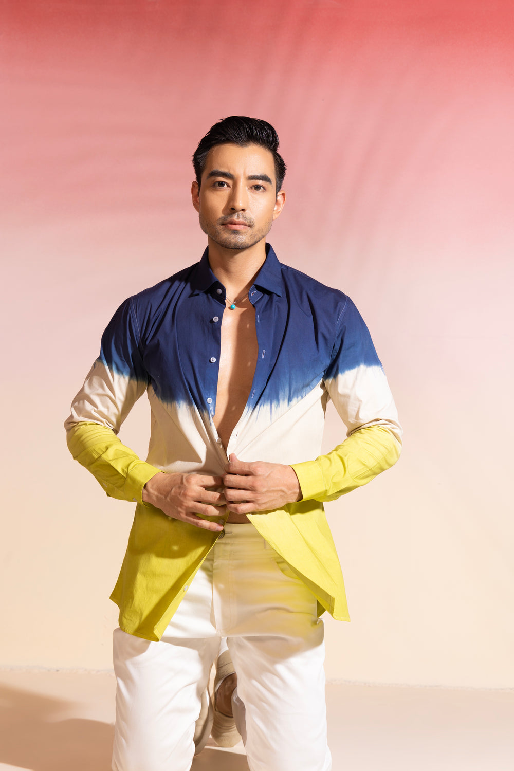 Ombre Multi-color Shirt from the Colorful Shirts India Edit | Seven DC