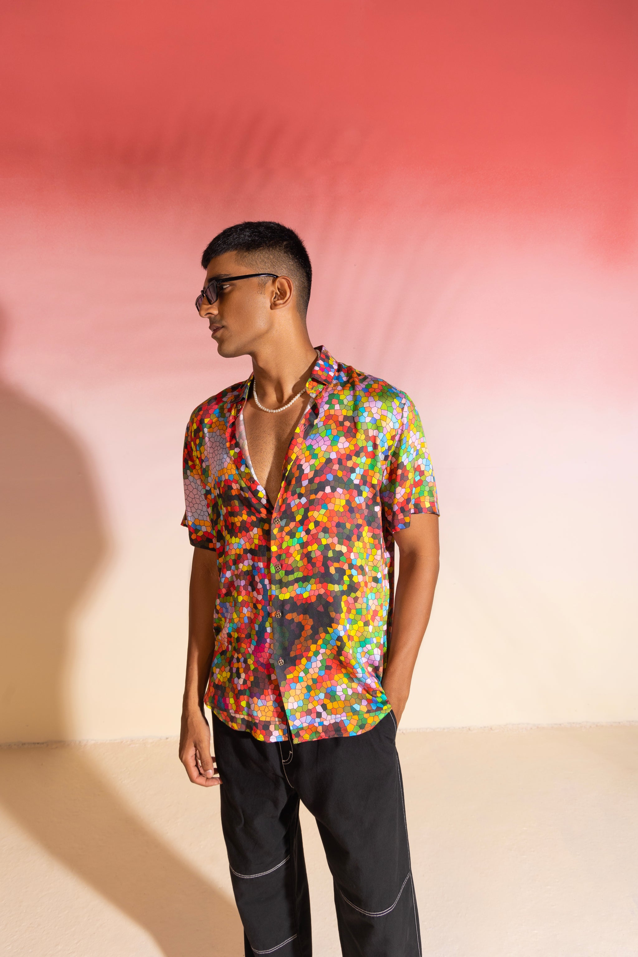 Pixel Psyche Shirt – Short Sleeve Shirts for Men | SEVEN DC