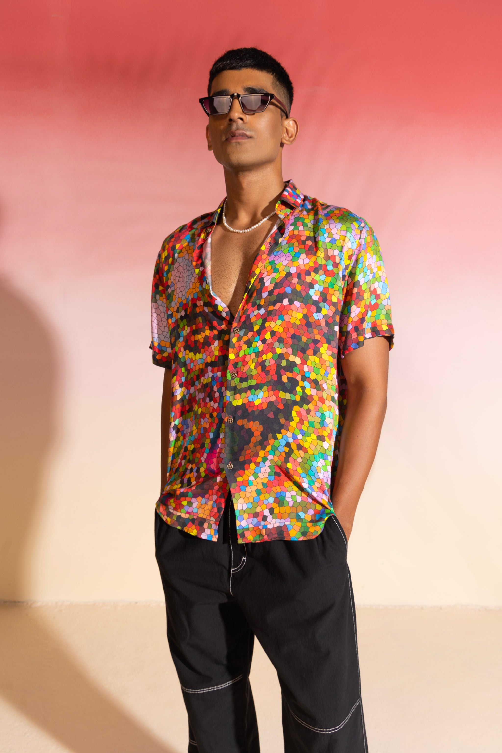 Pixel Psyche Shirt – Short Sleeve Shirts for Men | SEVEN DC