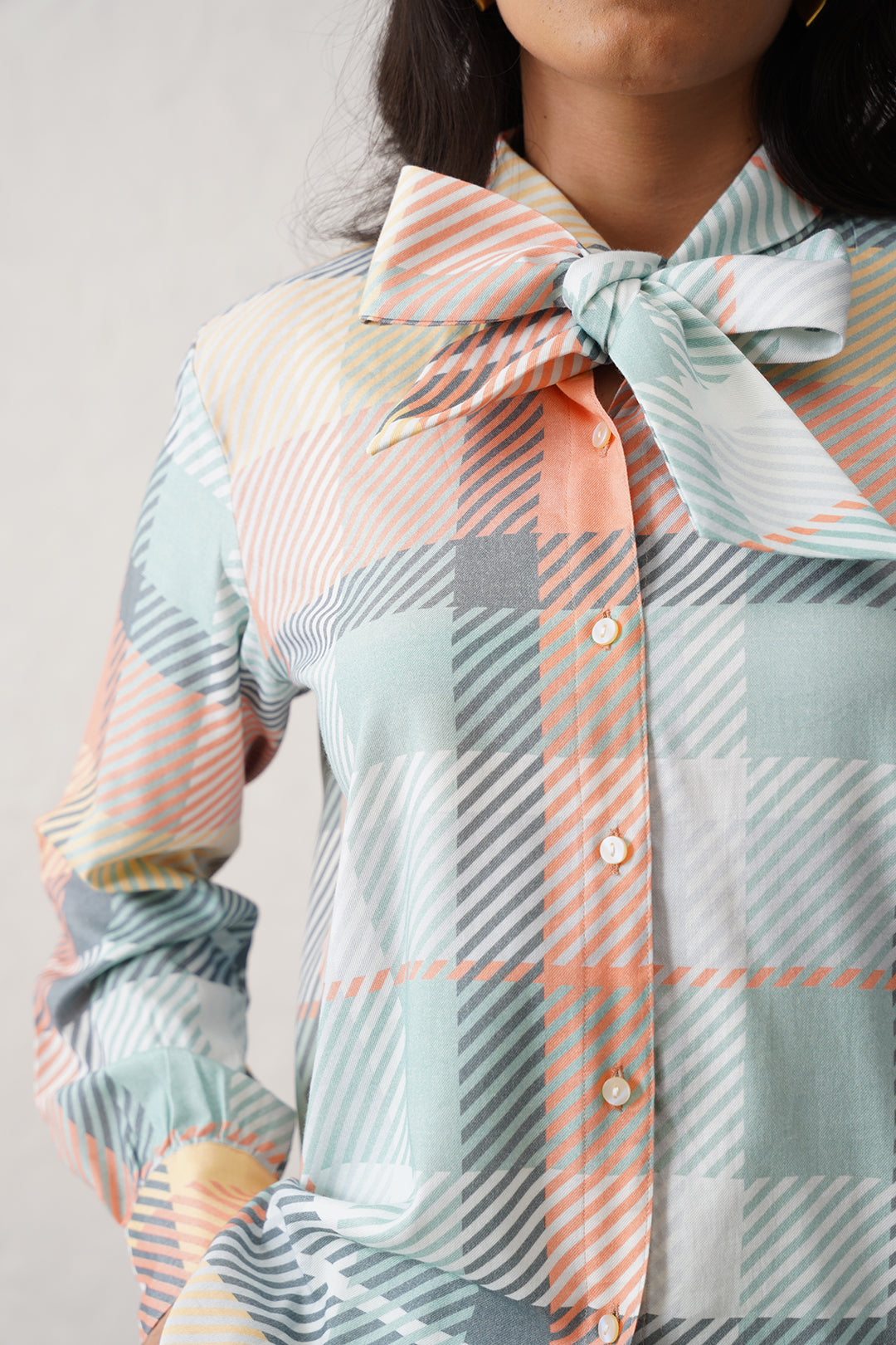 Neo Check Shirt – Modern Checks in Women’s Shirts Online | Seven DC