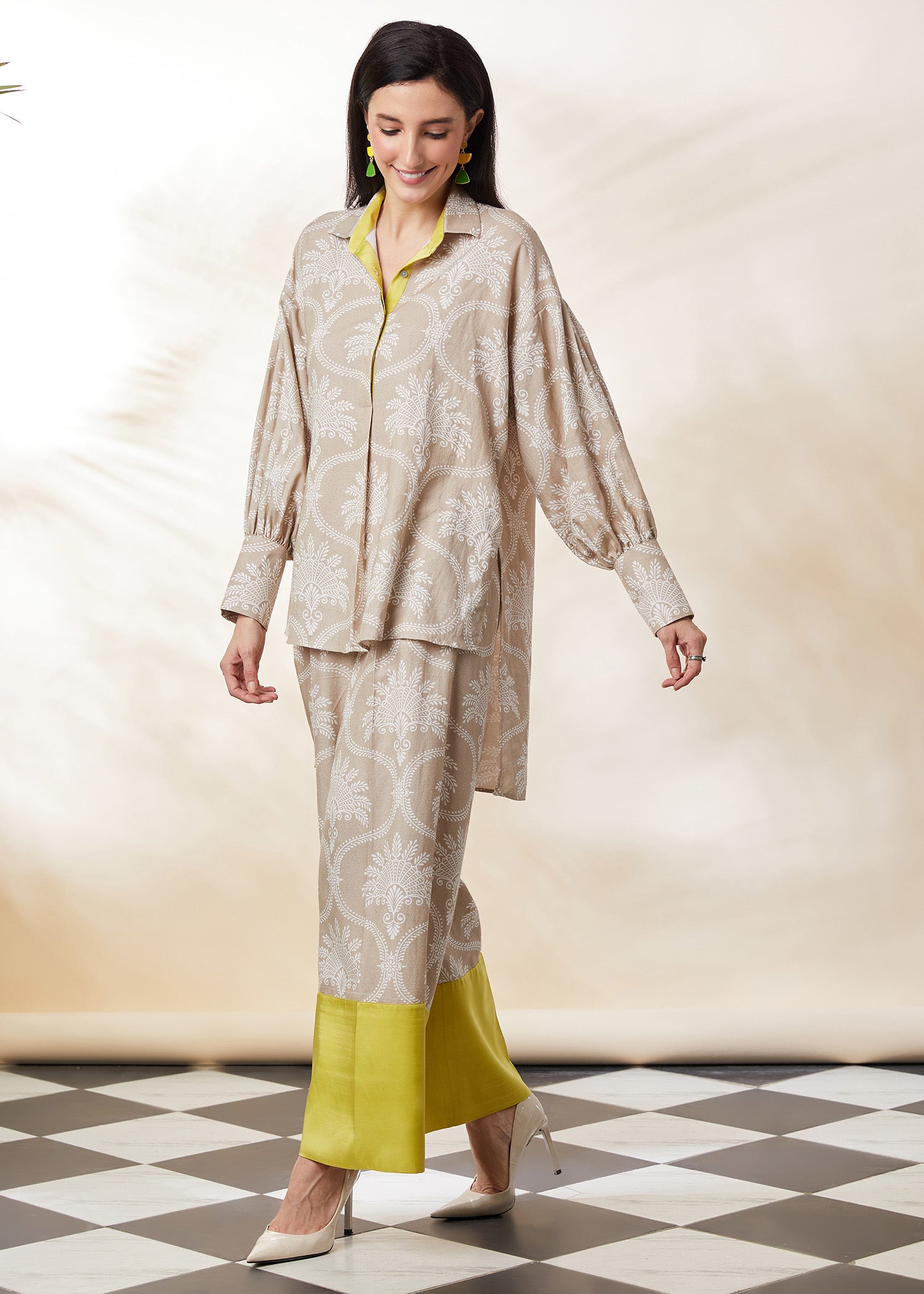 Mosaic Co-ord Set – Printed Top & Statement Women’s Lowers | Seven DC