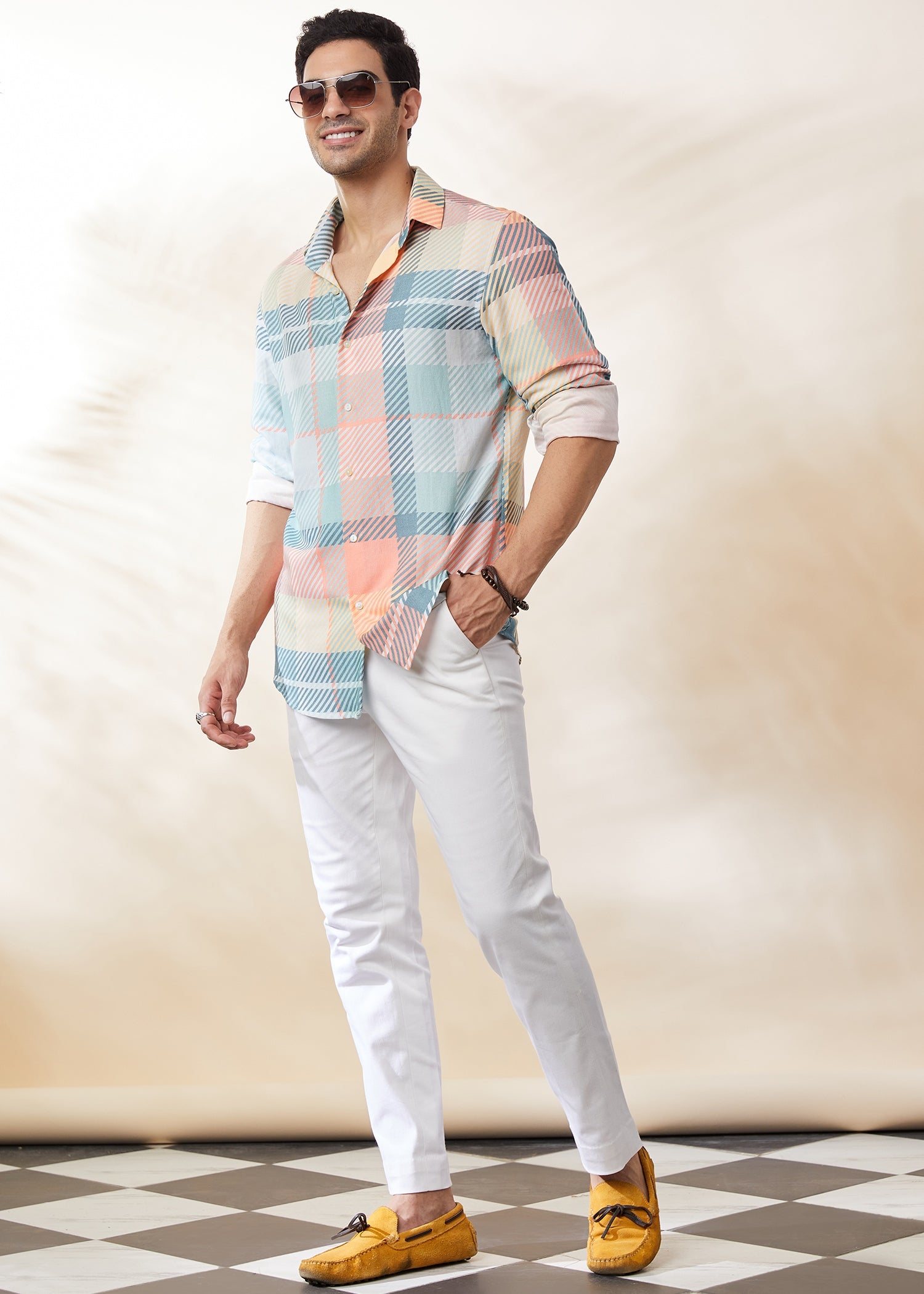 Neo Check Shirt from the Printed Shirts India Edit | Seven DC