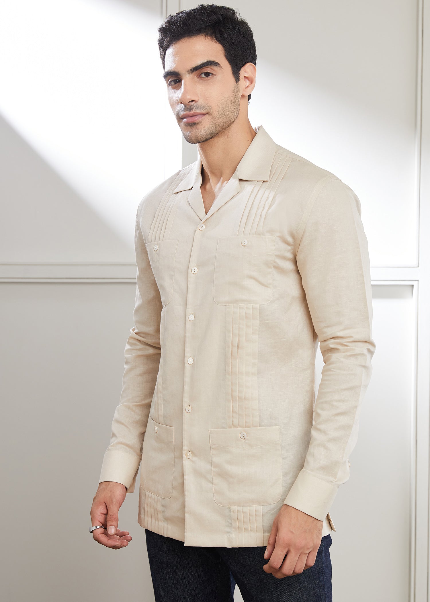 Classique Safari Shirt from the Linen Shirts India Edit | Seven DC